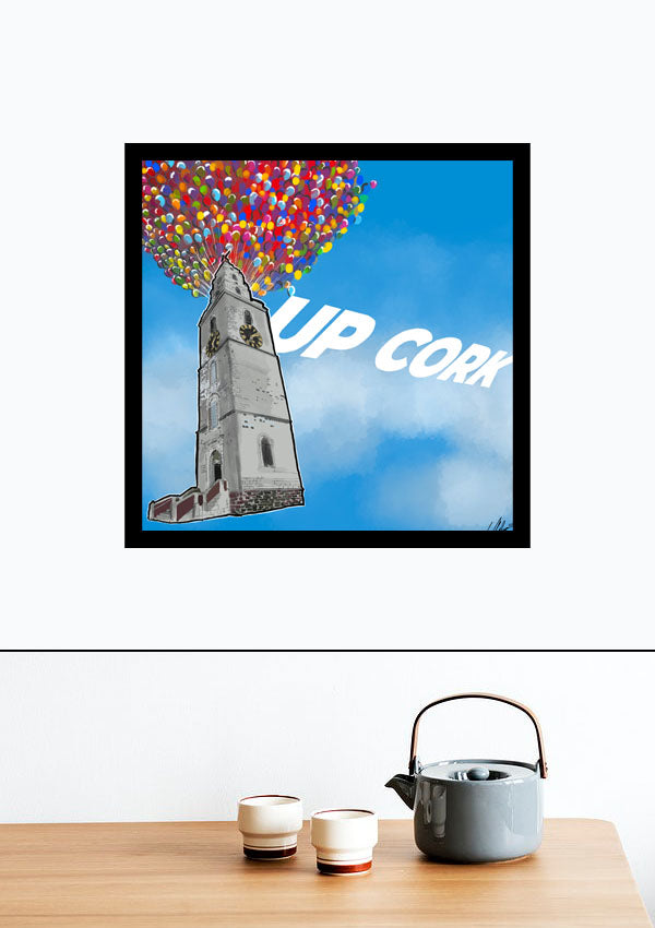 Up Cork - Shandon UP Movie Artwork - Cork art print – Ian Armstrong Art